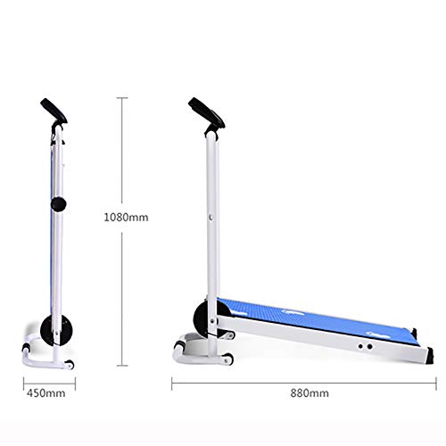 Small Foldable Treadmill Mechanical Walking Machine with LCD Screen No