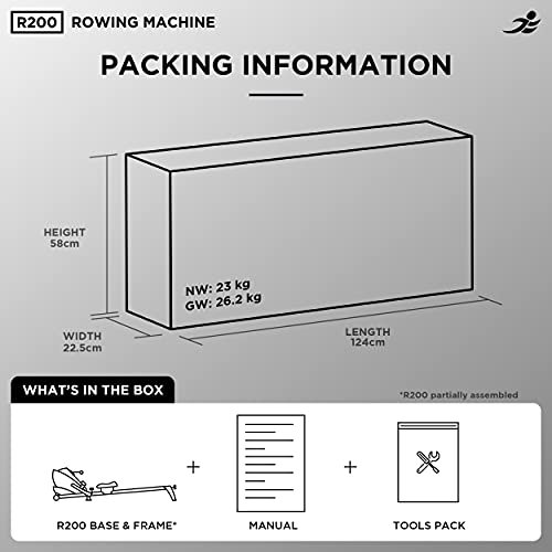 JLL® R200 Luxury Home Rowing Machine, 2022 Model Rowing Machine Fitness ...