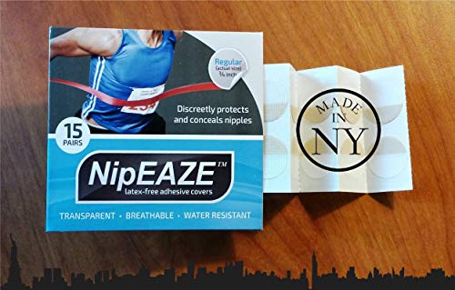 NipEaze - 15pairs - The Original Transparent Nip Protector - Nipple Ch