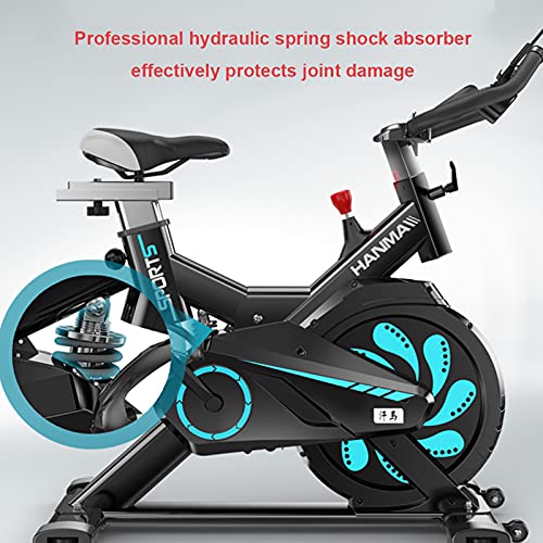 FCFLXJ Professional Indoor Exercise Bikes,Stationary Bike, Heart Rate ...