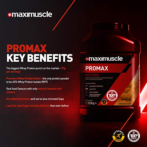 Maximuscle Promax Powder Chocolate Flavour,1.12 kg | Gym Store