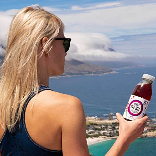 VIT HIT Boost - 12 x Berry + Ginseng + Rooibos Tea | Vegan, Low Sugar ...