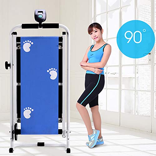 Small Foldable Treadmill Mechanical Walking Machine with LCD Screen No